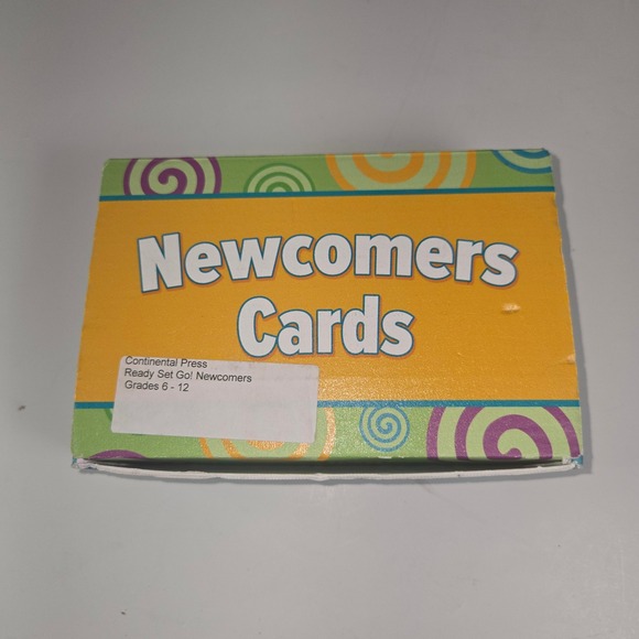Toys | Continental Press Newcomers Cards Ready Set Go Esl English ...
